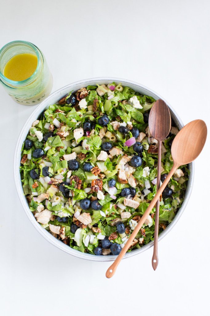 Blueberry Chicken Chopped Salad - TableandDish