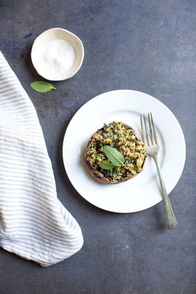 Cedar Plank Smoked Portobello Mushrooms - TableandDish