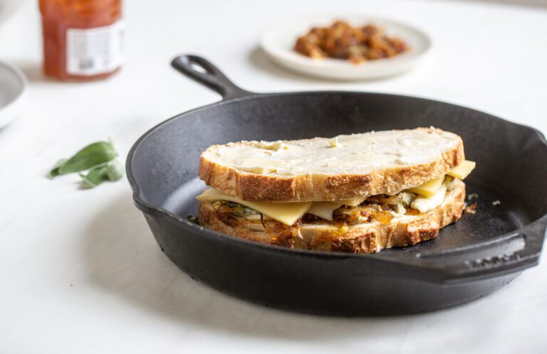 grown up grilled cheese - TableandDish